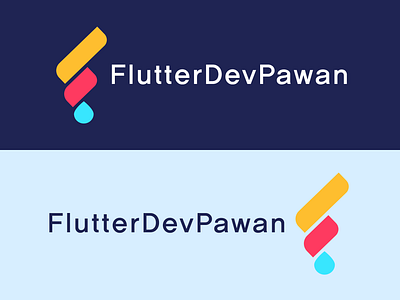 Logo Design For Flutter Developer by Pawan Bhayde on Dribbble