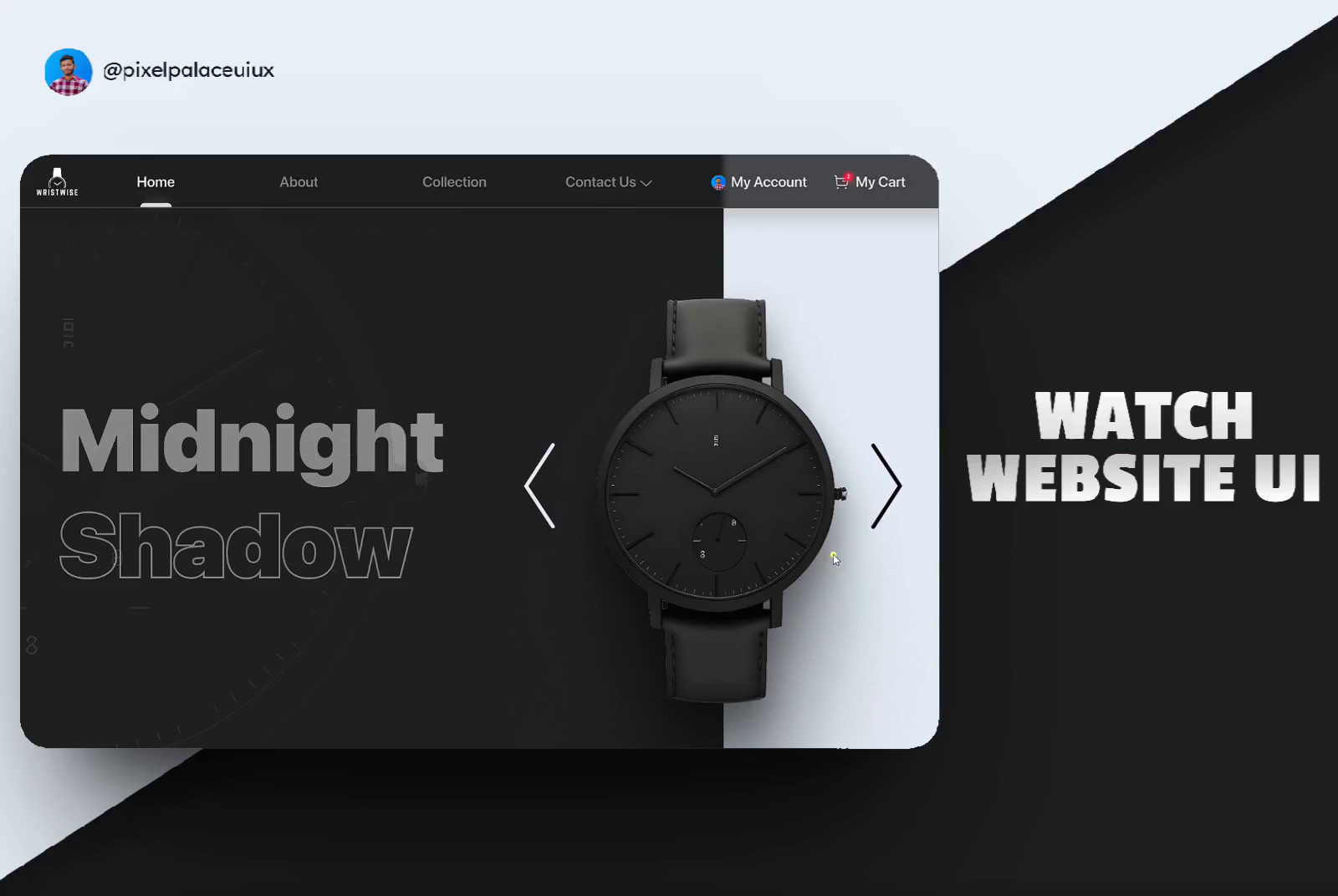Wristwise: Watch Website UI by Biswajit Sahoo on Dribbble