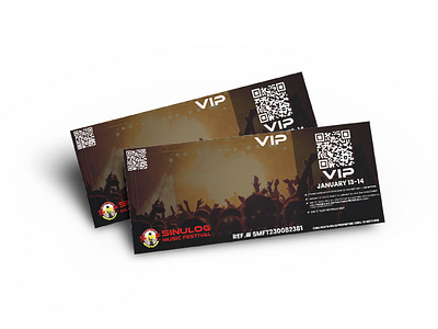 Local Event Sample Physical Ticket 1 by Luigi on Dribbble