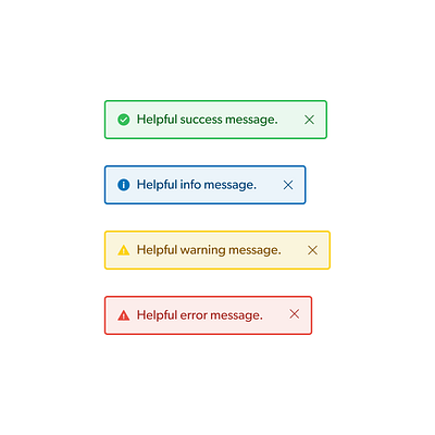 Alerts Components by Isaiah Colson on Dribbble