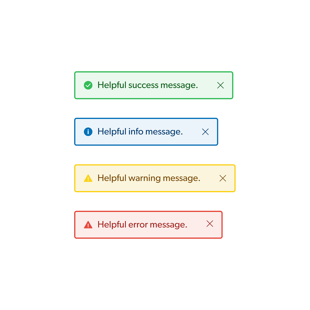 Alerts Components by Isaiah Colson on Dribbble