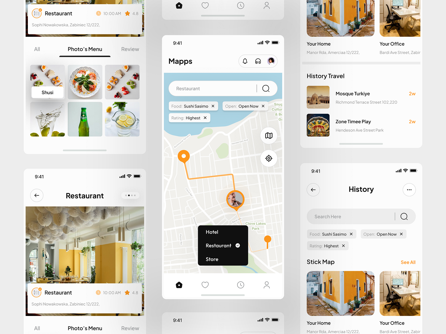 Mapps - Map Location App by farizzakky for Pickolab Studio on Dribbble