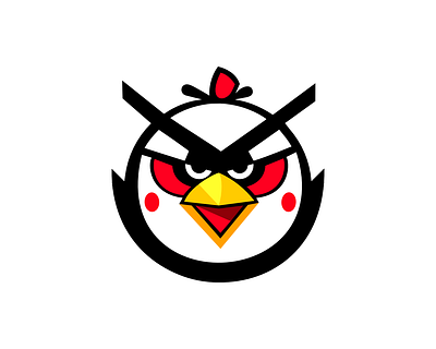 Angry Bird Logo Design by Boban Gjerasimoski on Dribbble