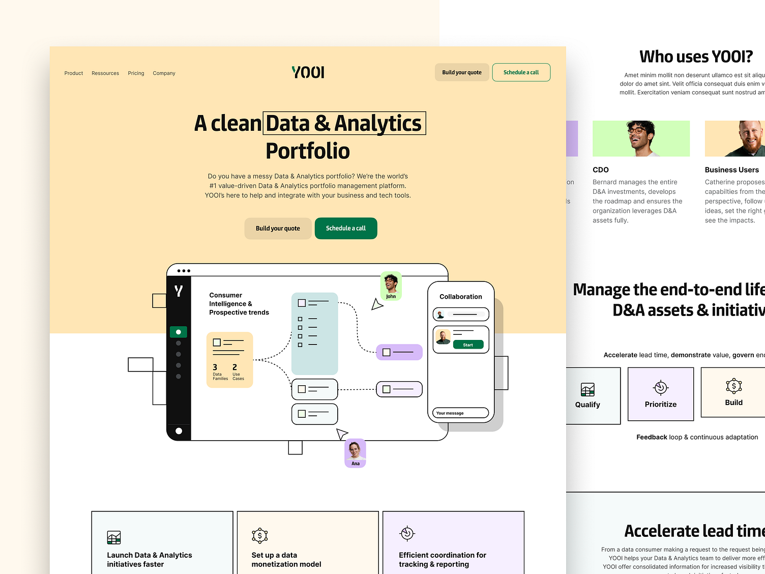 YOOI Website by Barthelemy Chalvet for Bruno on Dribbble