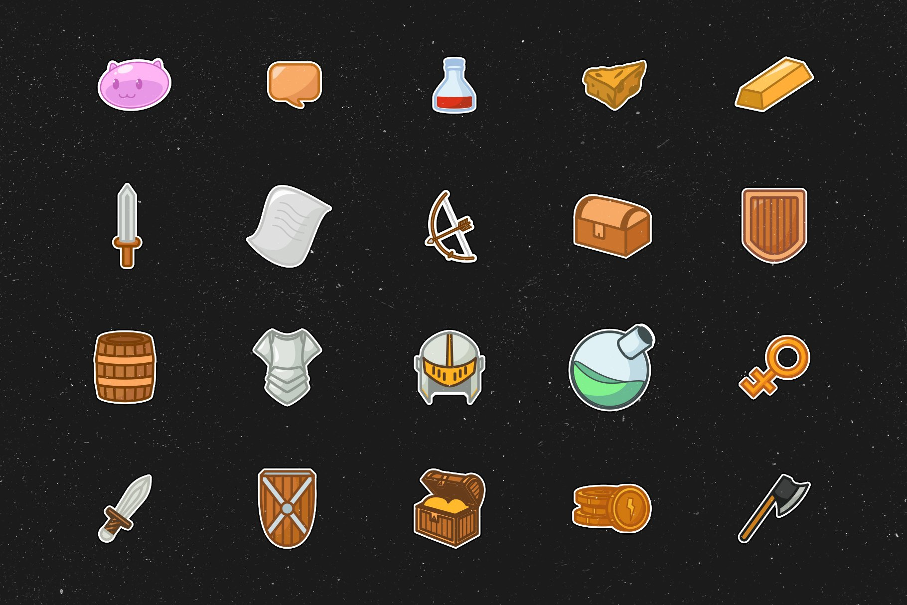 Retro Game Sticker Pack by Pixelbuddha on Dribbble