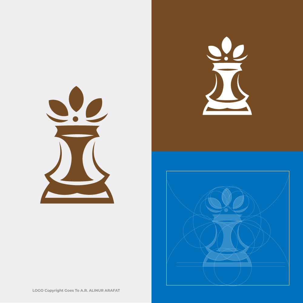 Creative chess logo design by UI Designer | UX Researcher | A.R. Alinur ...