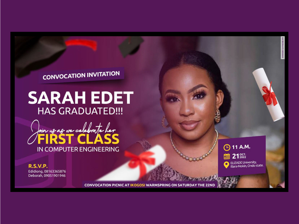 Invitation card design by Jobaer Mohammad on Dribbble