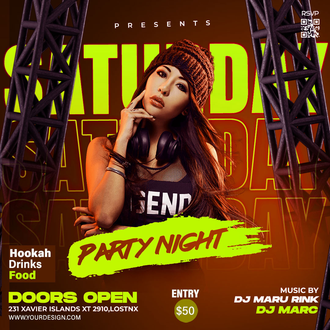 Party flyer by Zee_Designer on Dribbble