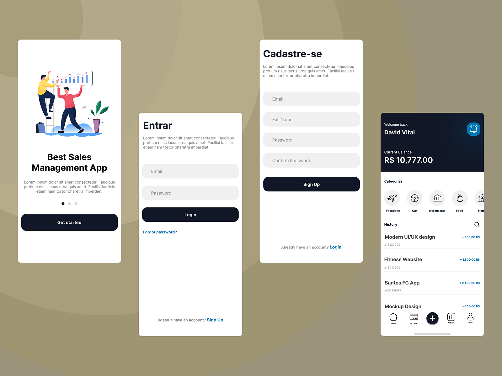 Modern Sales Management App By David Vital On Dribbble