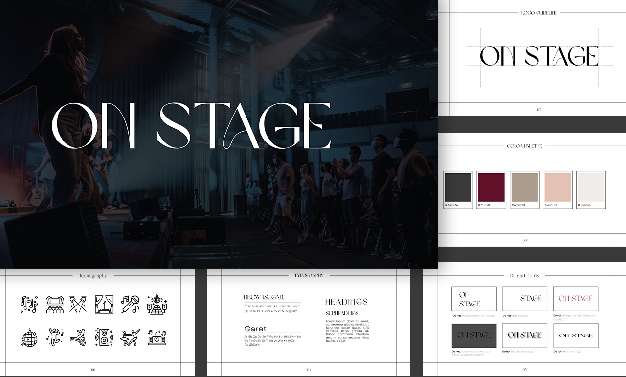 Live Event Brand Identity by Dezar Design on Dribbble