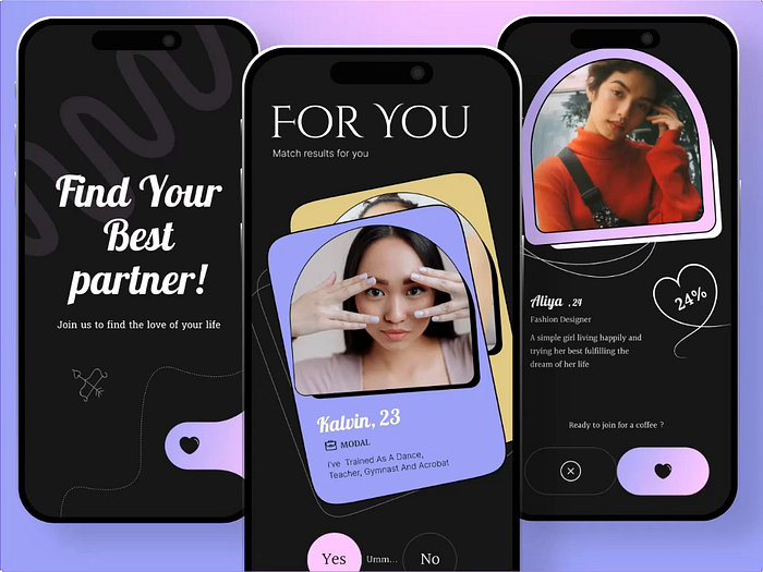 Browse thousands of Dating App images for design inspiration | Dribbble