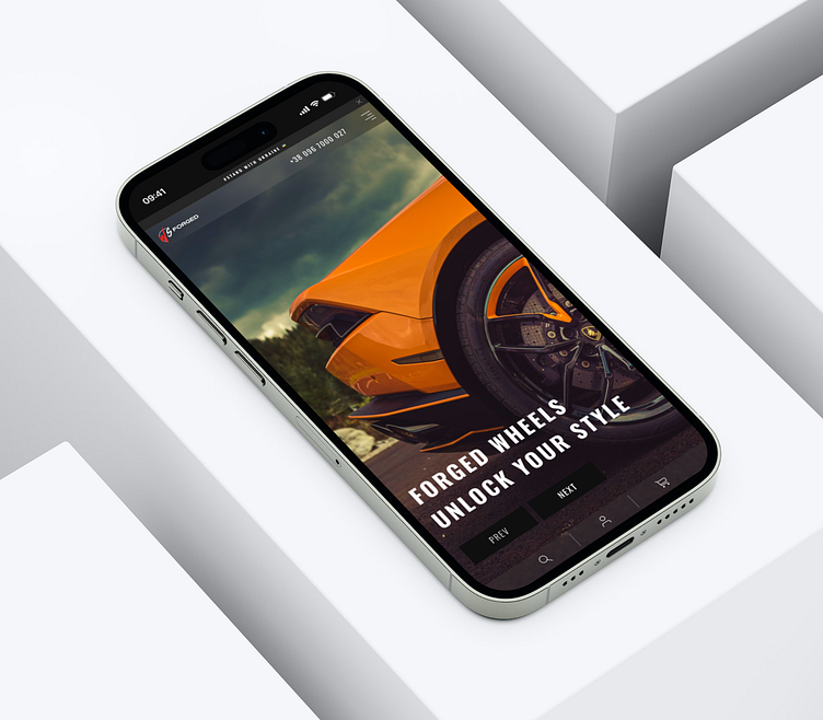 Ecommerce mobile online store - main page | 💛💙 by Sergey Pazych 🇺🇦 on ...