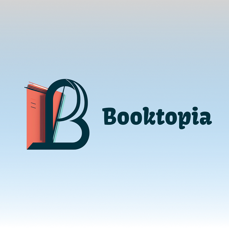 Booktopia – Book Store Logo Design by ADIL on Dribbble