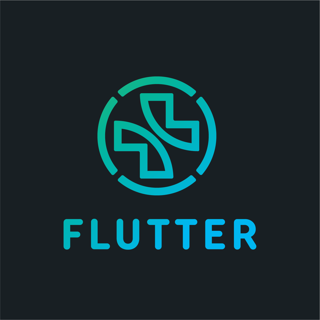 Flutter Logo Design (Fictional) by Aryk Tomlinson on Dribbble