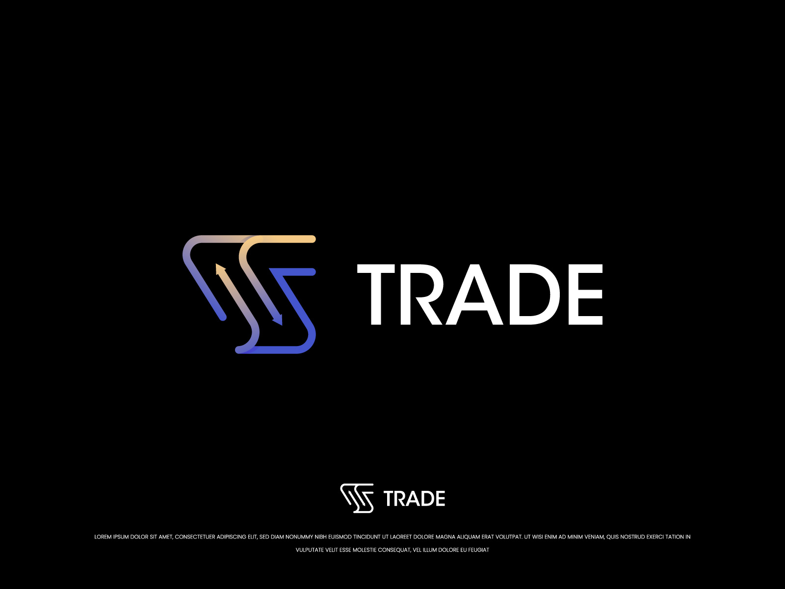 Trade logo design, letter mark T + Buy & sell by Md Humayun Kabir on ...