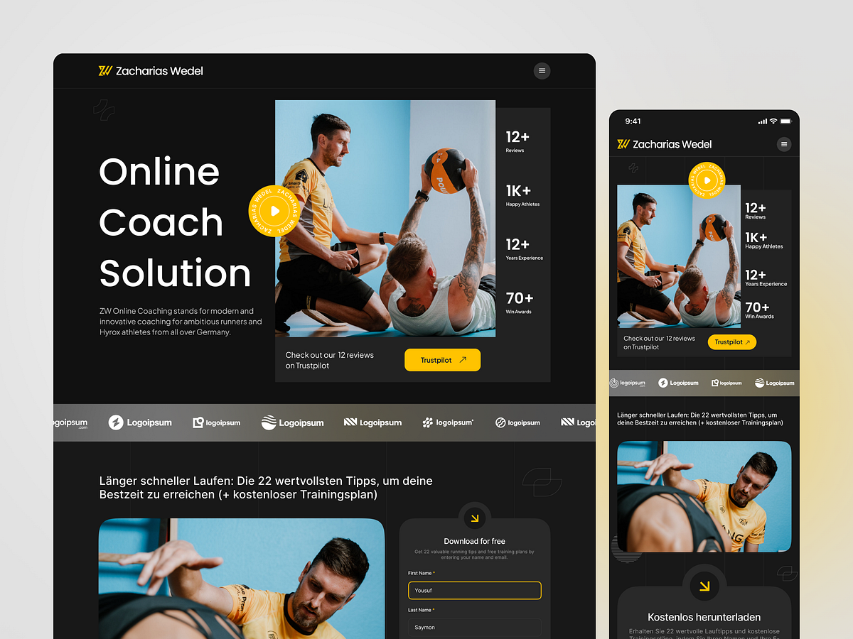 Browse thousands of Coaching Website images for design inspiration ...