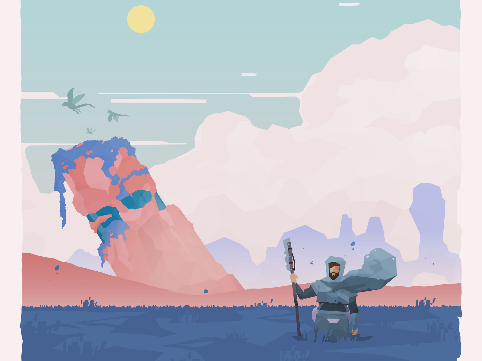 Fields of Eternity by Vlad Iftimescu on Dribbble
