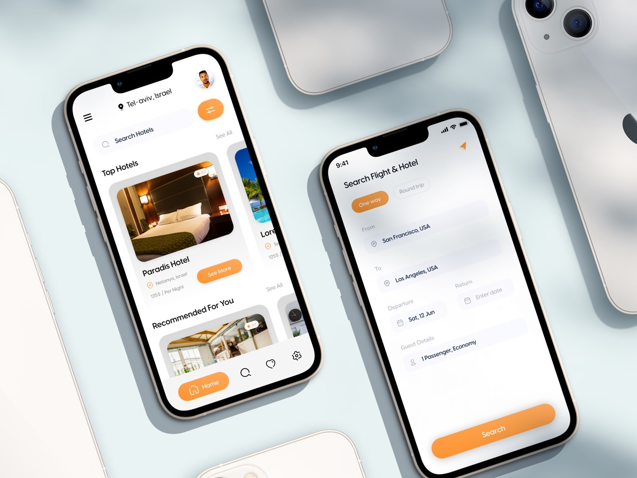 Traveler - Hotel Booking App UX/UI Design by Lior Nona on Dribbble