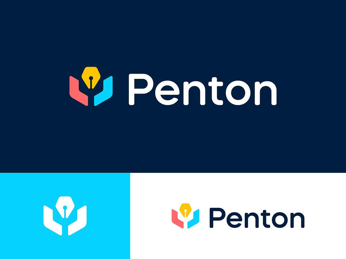 Penton logo Design by MD SHAWON on Dribbble
