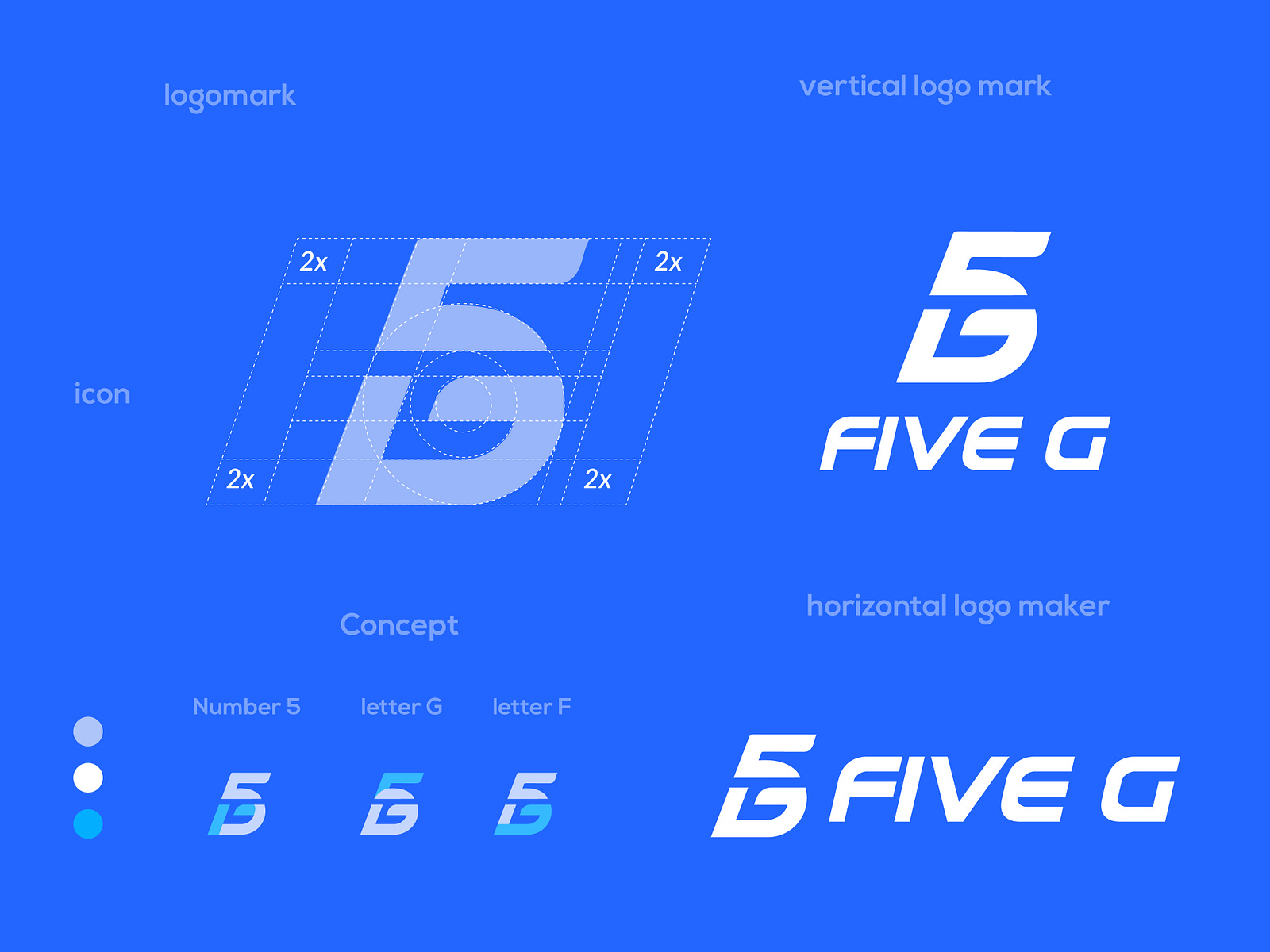 Five G logo concept by Sazzad Hossain onu on Dribbble