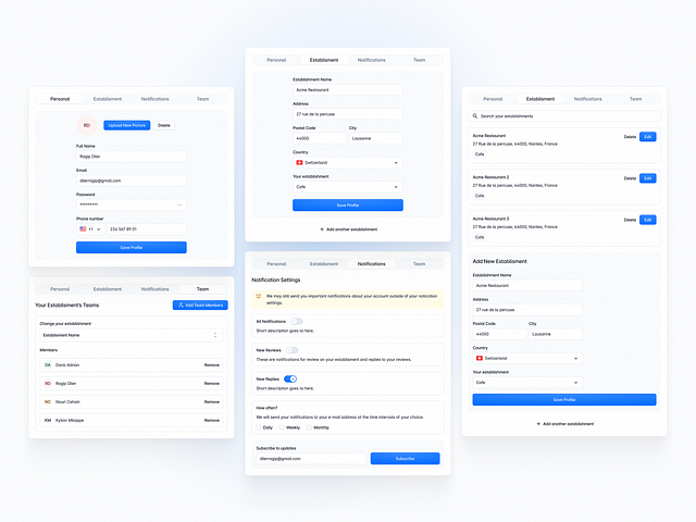 Browse thousands of UI Settings images for design inspiration | Dribbble