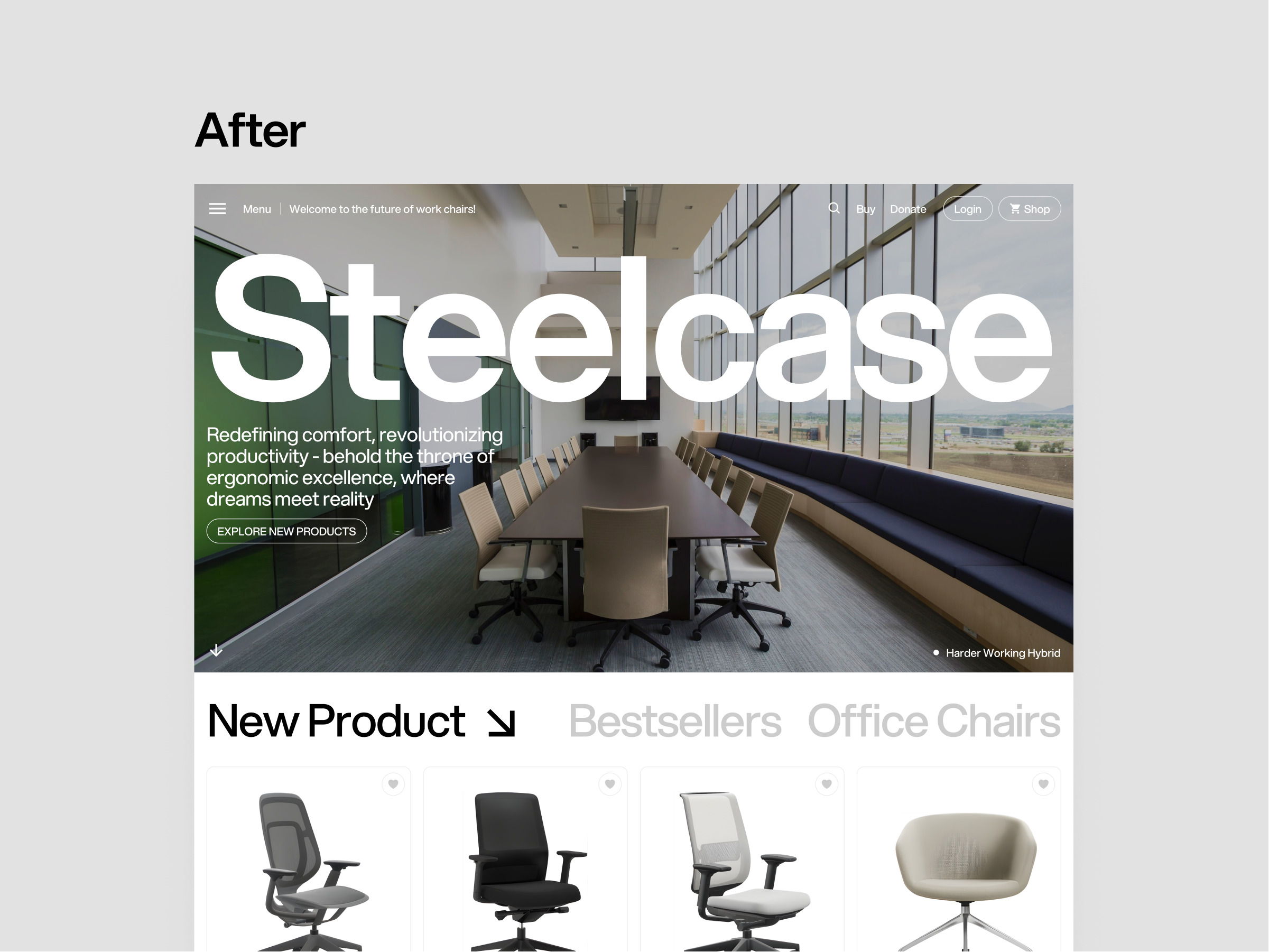 Steelcase - Redesign Concept by Asal Design for Kretya Studio on Dribbble