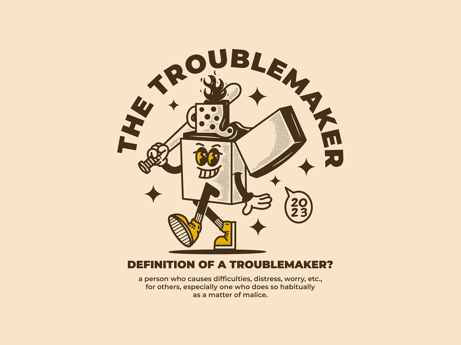 The troublemaker character by adipra studio on Dribbble