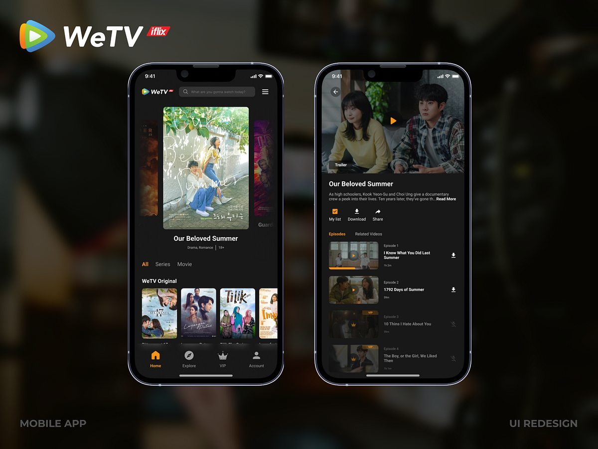 WeTV (iflix) Mobile App Redesign by Fadhli Ardiansyah on Dribbble