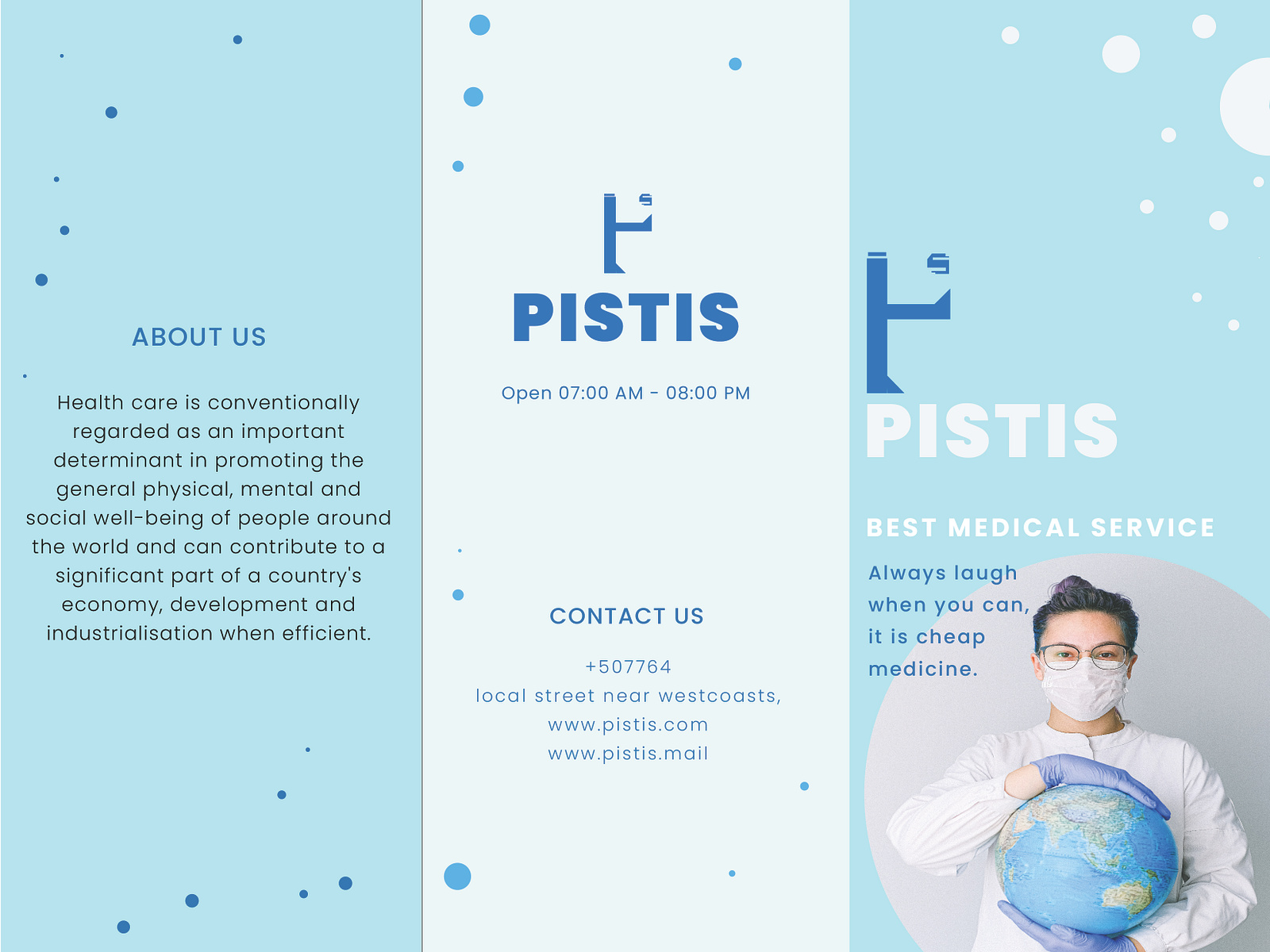 pistis broucher design by KarthikrajaS on Dribbble