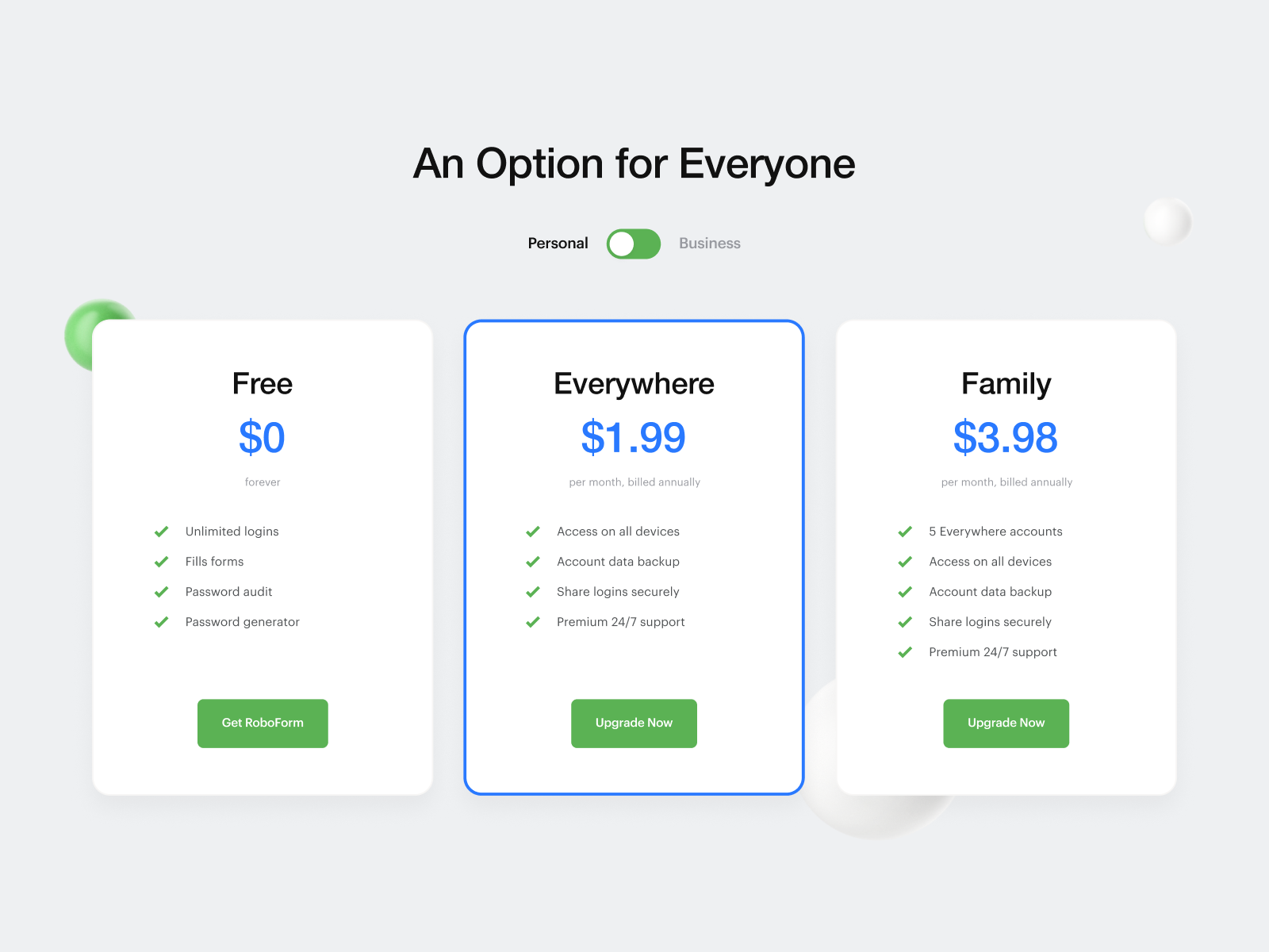 RoboForm Website by Max Shevchuk on Dribbble