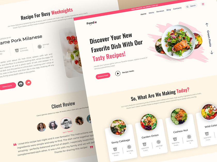 Recipe Website designs, themes, templates and downloadable graphic ...