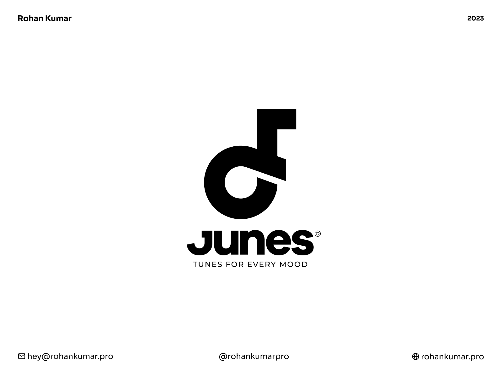 Junes Logo by Rohan Kumar Pro on Dribbble