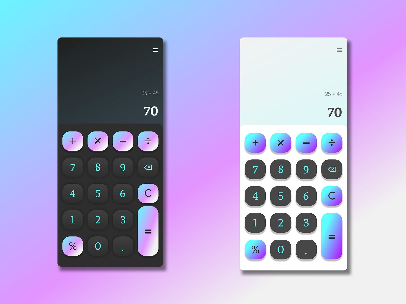 Simple Calculator By Hector Bayat On Dribbble simple-calculator-by-hector-bayat-on-dribbble