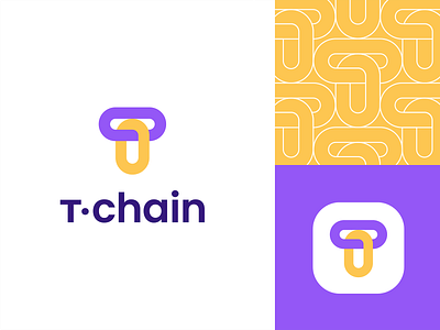 T chain - blockchain logo design, branding, identity by Aditya ...