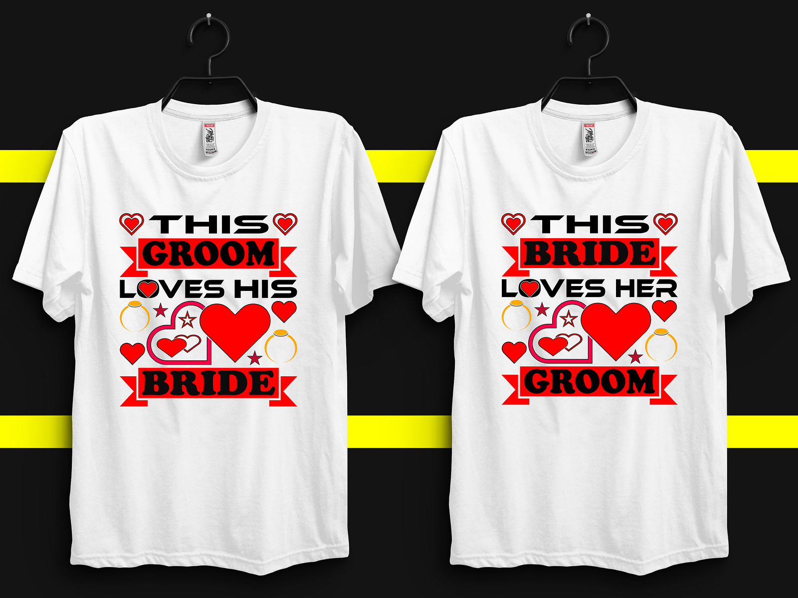 Bride And Groom T Shirt Design By Dipta 7804 On Dribbble