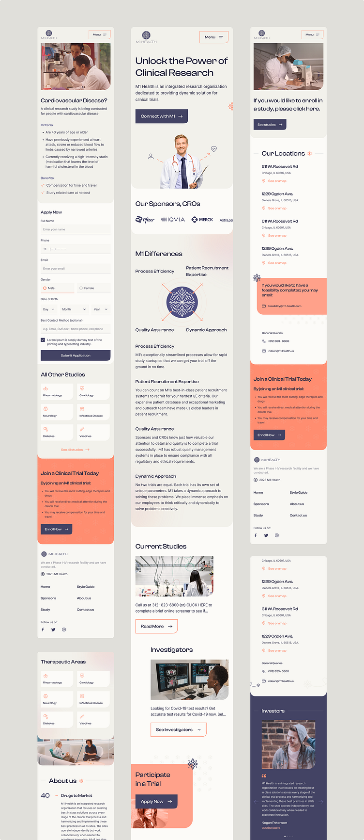 Medical health app by Aqil Rzayev on Dribbble