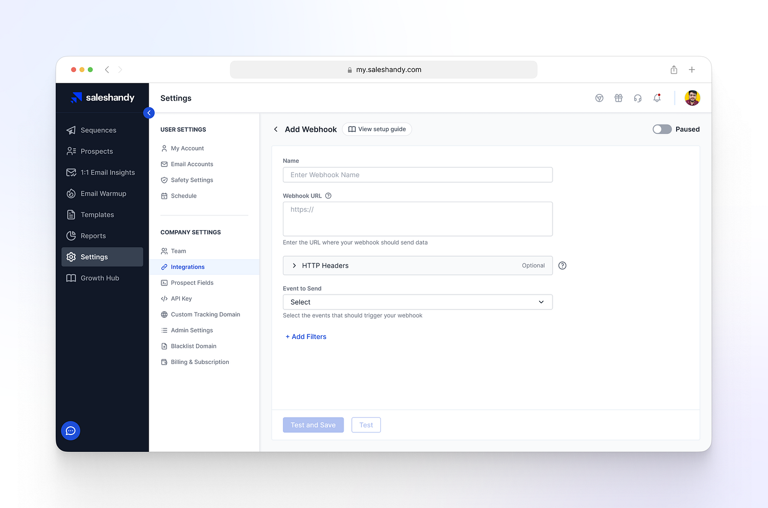 Webhooks Integration by Siraj Dhanani on Dribbble