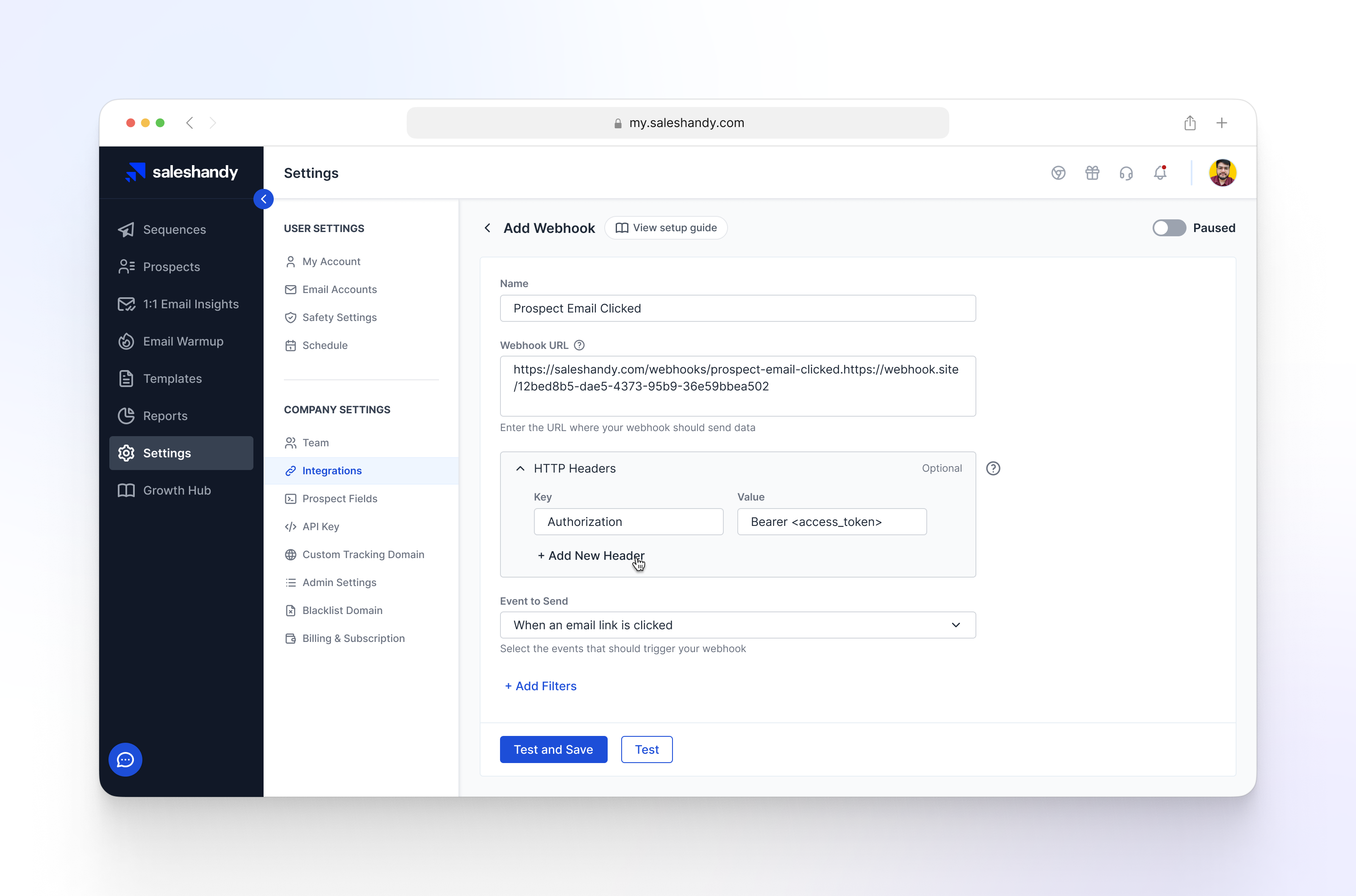 Webhooks Integration by Siraj Dhanani on Dribbble