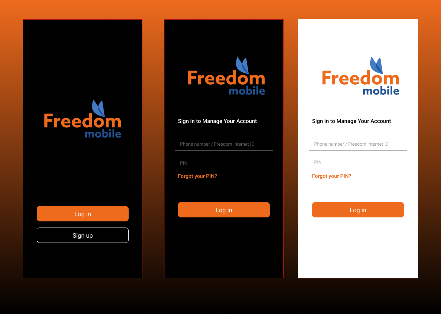 Freedom Login (Redesign) by Ernesse Marie M. Berlin on Dribbble
