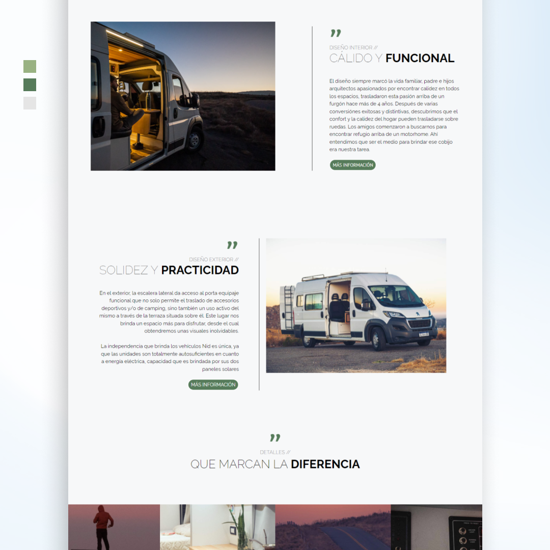 NID Motorhomes - Website by Devon Estudio on Dribbble