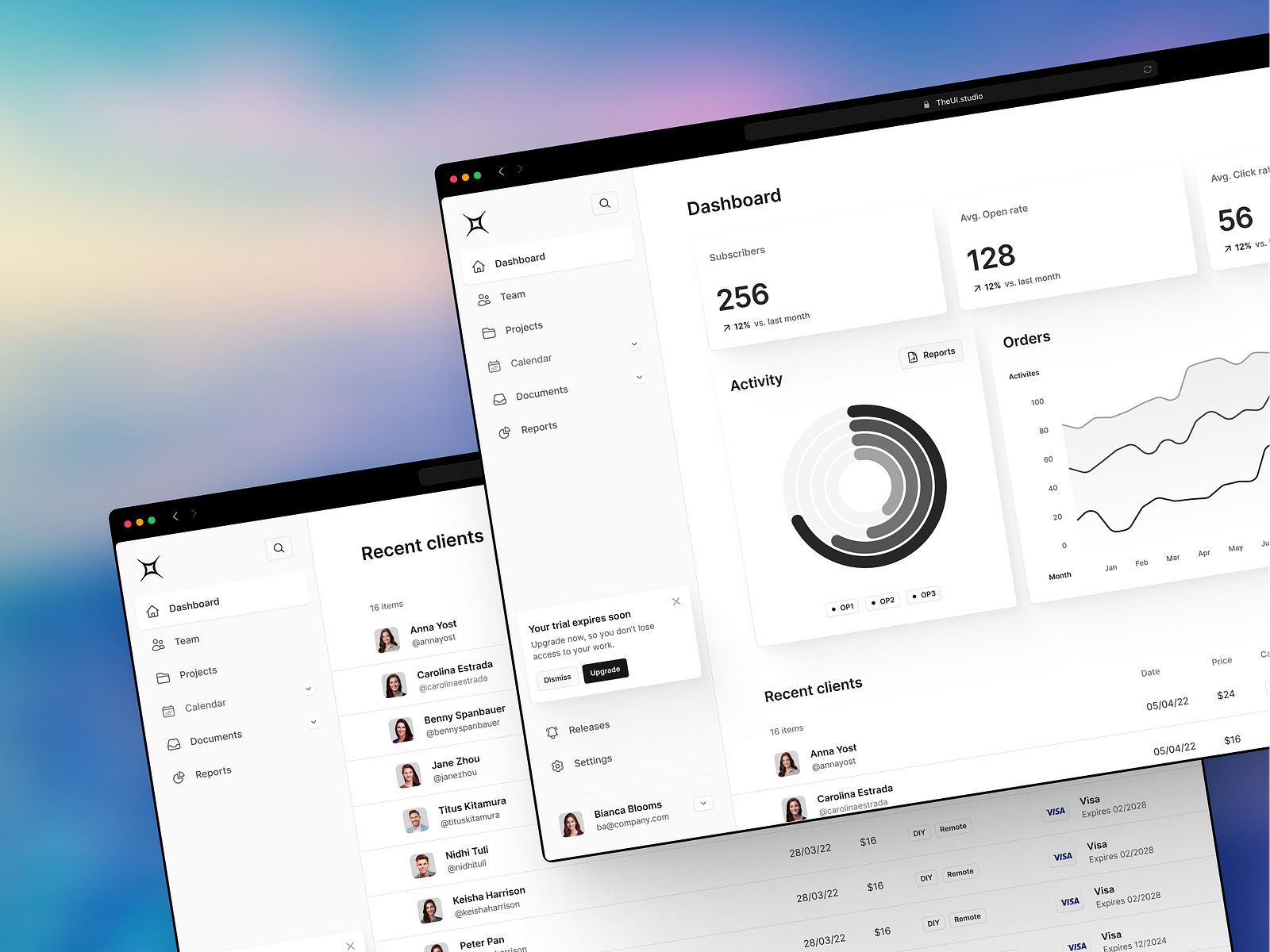 Feature-rich Dashboard Templates 💡🔥 by The UI studio on Dribbble Feature-rich Dashboard Templates 💡🔥 by The UI studio on Dribbble