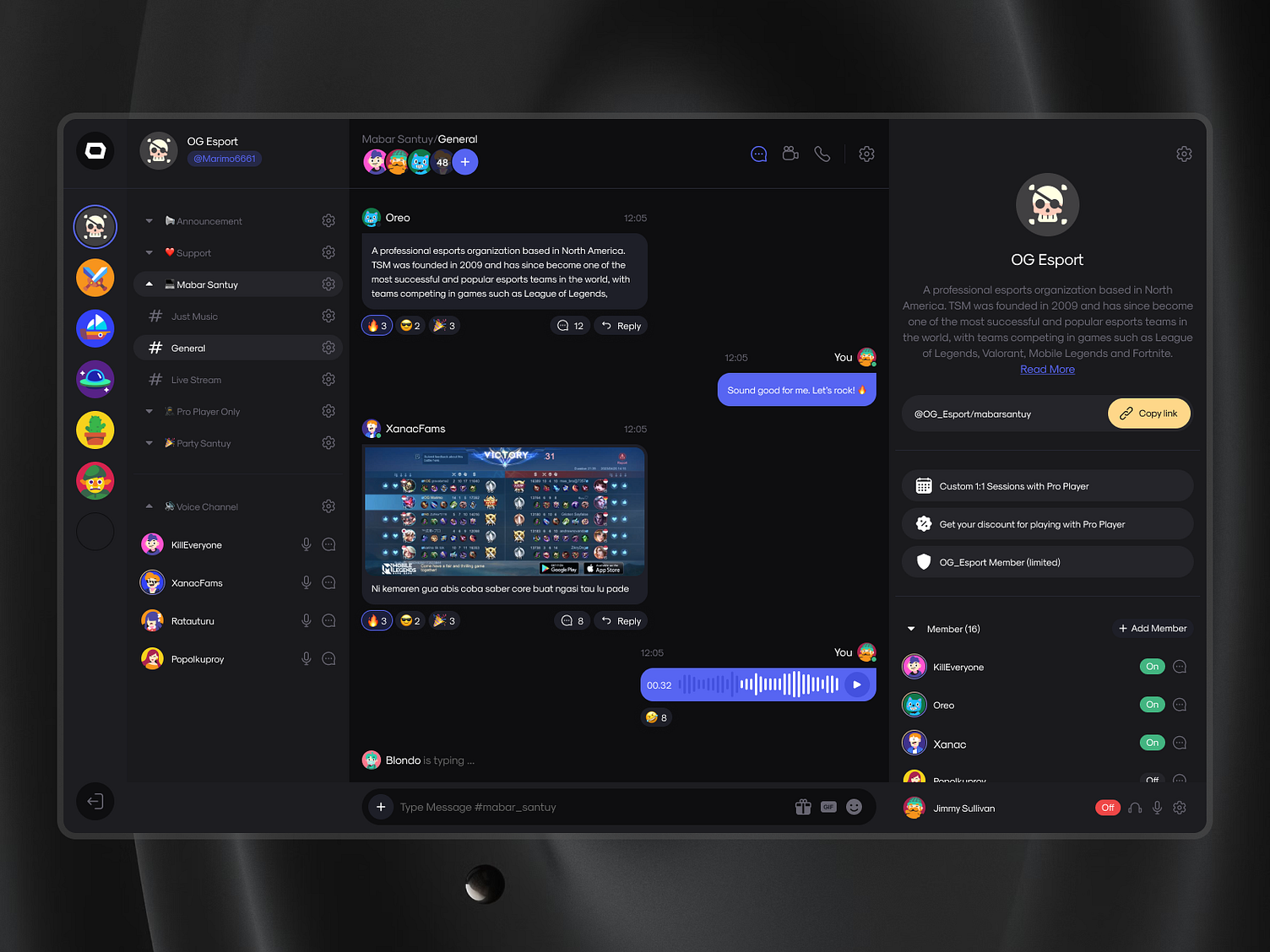 Message App Design by Happy Tri Milliarta for Odama on Dribbble