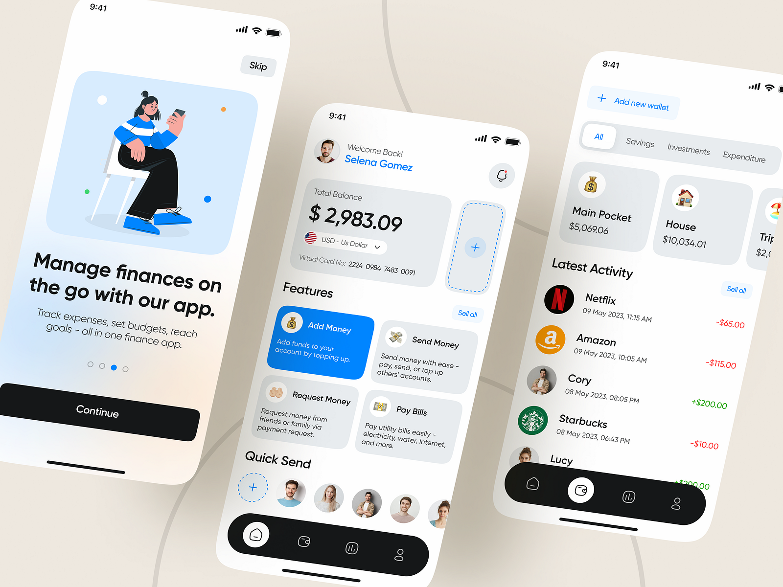 Finance Management App Ui Ux. by Shanto Islam 👑 on Dribbble