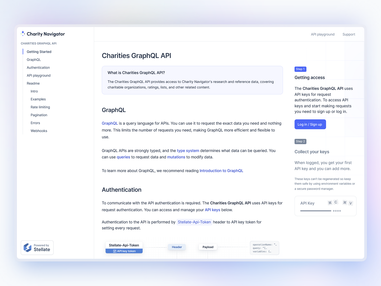 GraphQL Developer Portal - API Key Management by usrnk1 on Dribbble