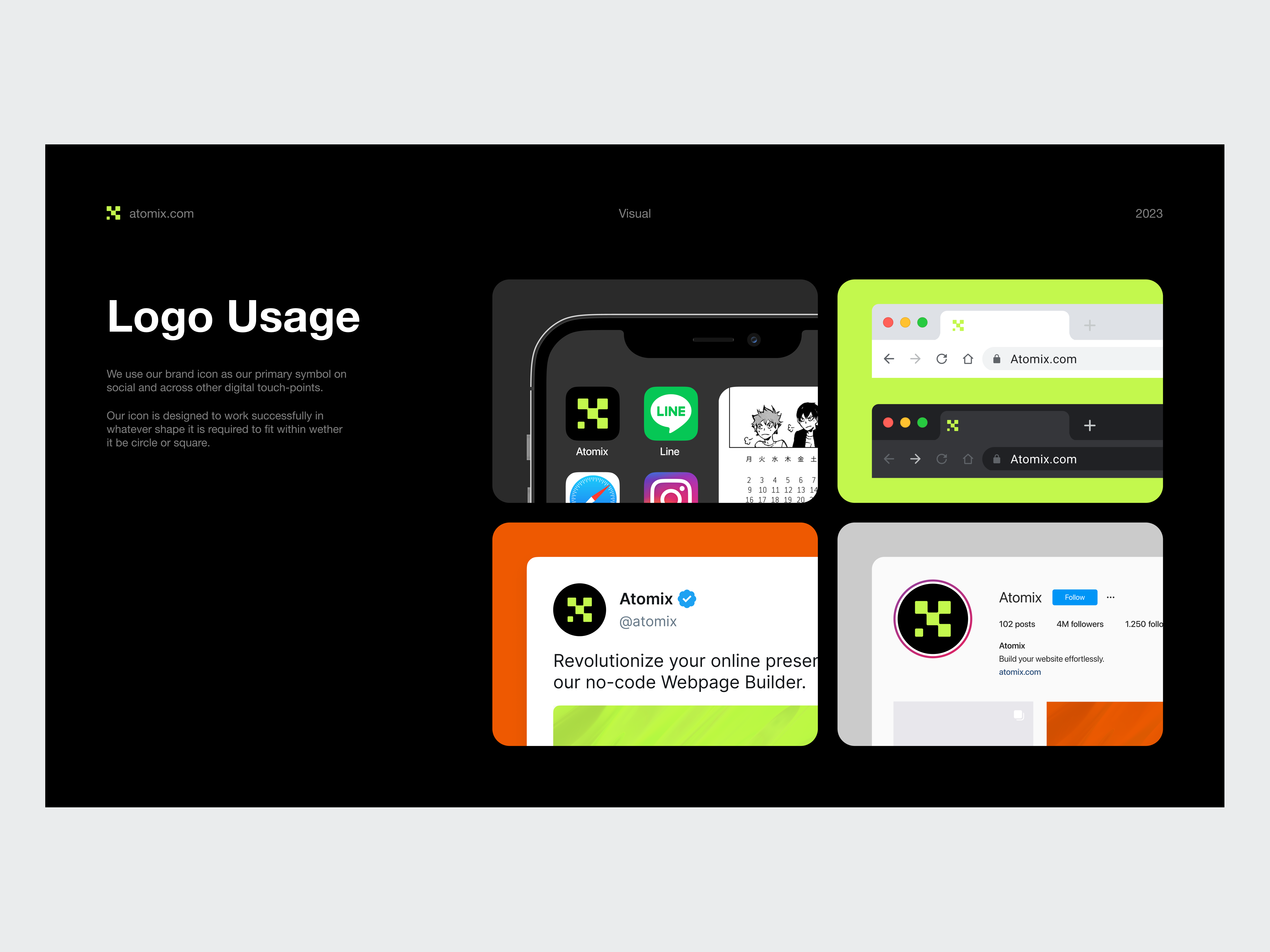 Atomix - Branding Identity by Sayyid Ahsan for Selasa Agency on Dribbble