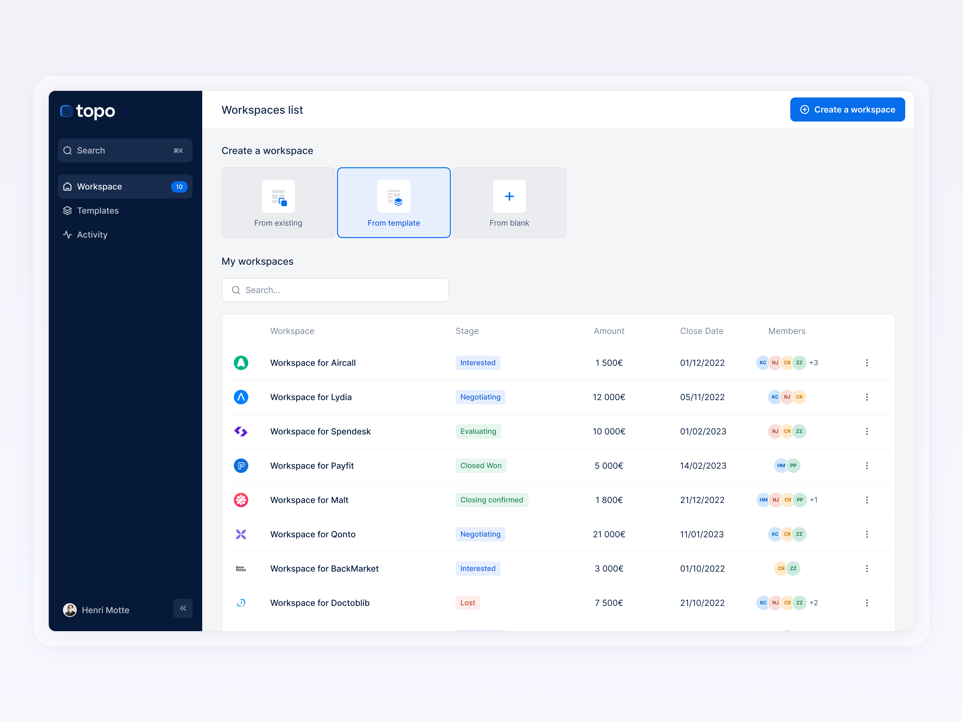 Topo new UI / Design System by Kevin Cdnc on Dribbble