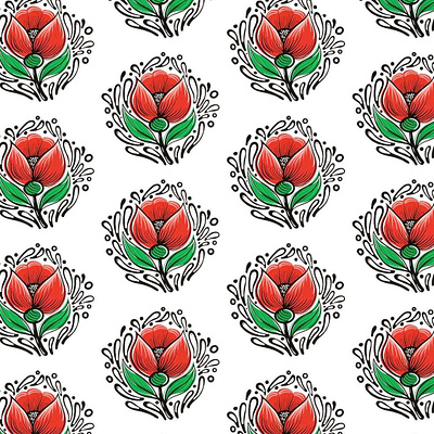Rickshaw Art Pattern Design by Sharara Zaheen on Dribbble