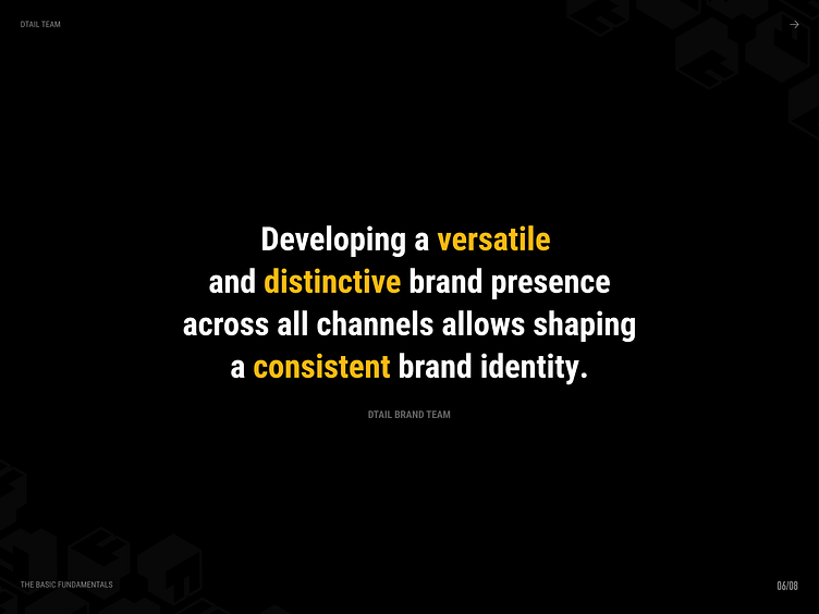 TBF: Versatile Brand Identity - Part 4/6 by Pedro Tribizon for Dtail ...