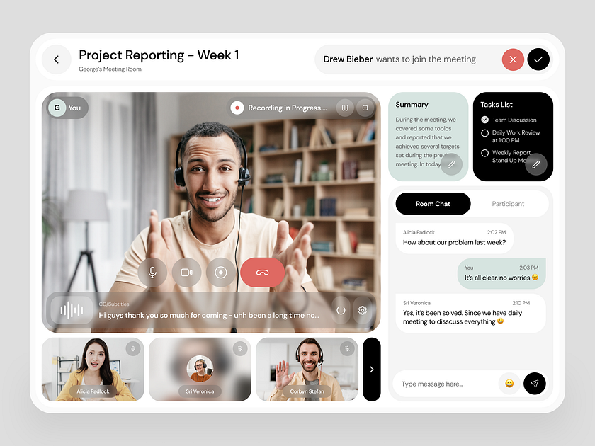 Tinglen - Video Conference Mobile App Version by Jëlly for Odama on ...