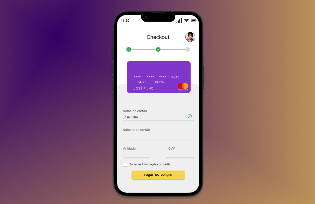 Daily UI #02 - Checkout Card by Karla on Dribbble
